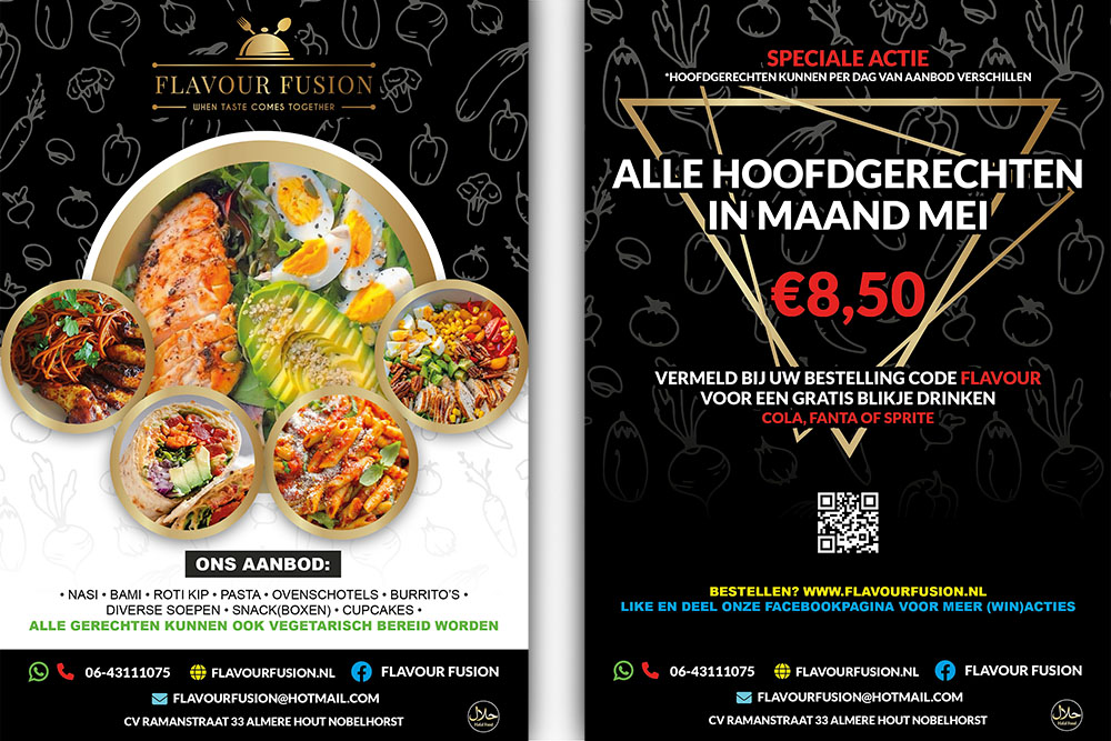 Flyer | Flavour Fusion – JVH Design